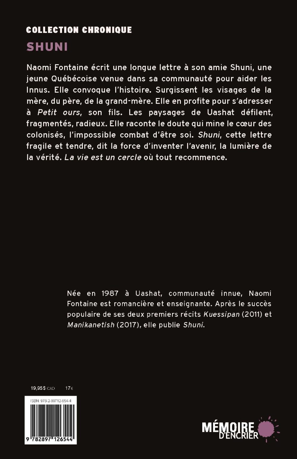Shuni | Mémoire d'Encrier