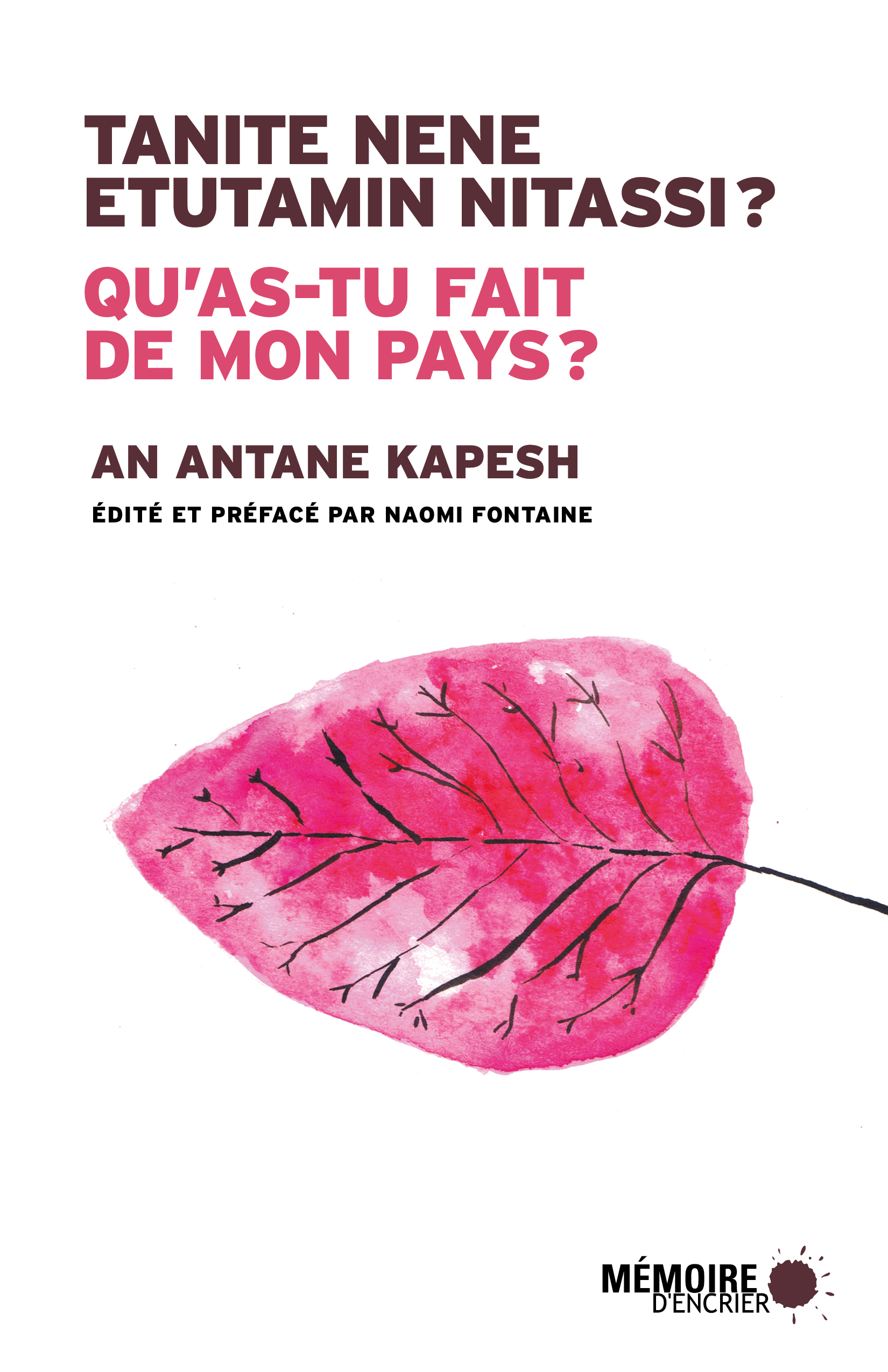 Naomi Fontaine | Mémoire d'Encrier